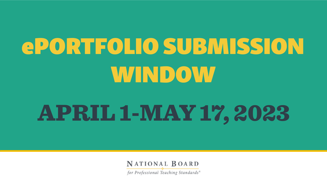 NBPTS ePortfolio Submission - NBPTS