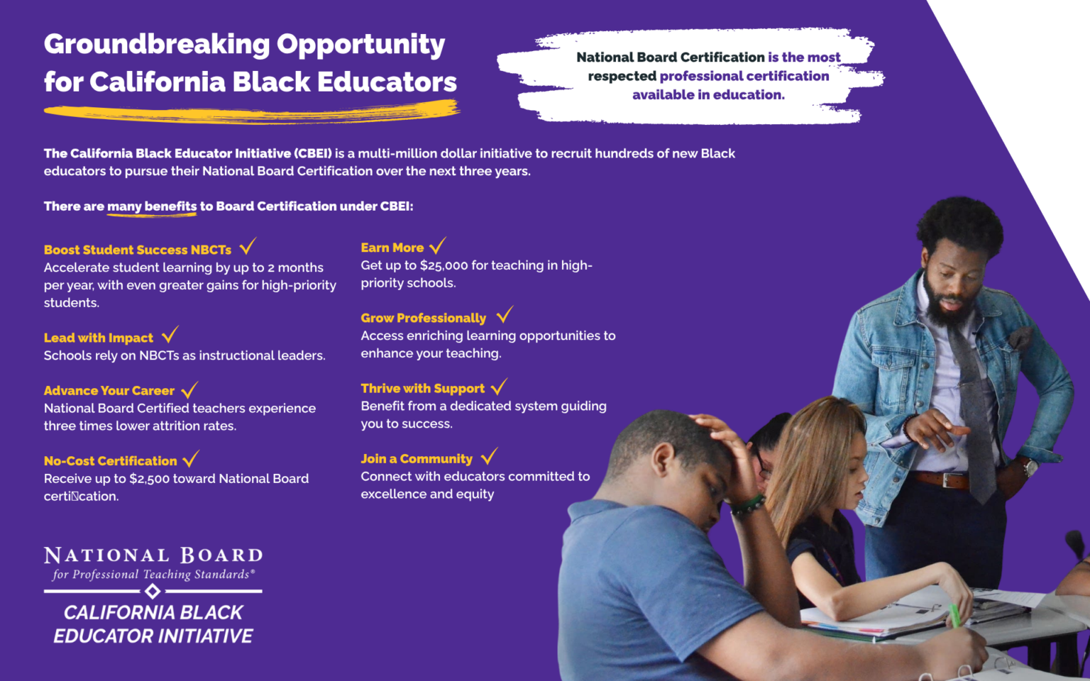 NBPTS Main Site California Black Educator Initiative - NBPTS Main Site